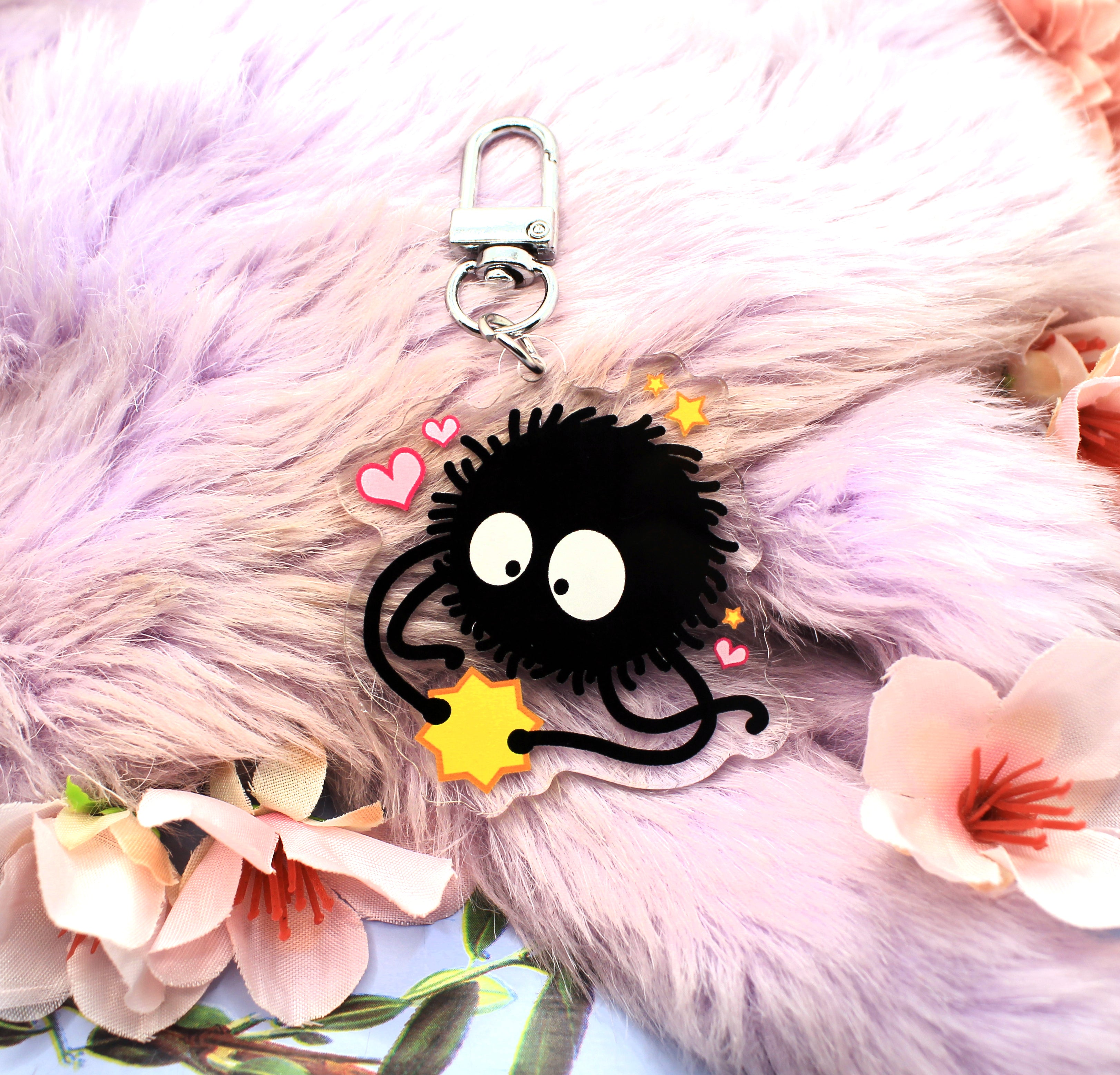 Susuwatari Soot Sprite Acrylic Charm (2 inch) – OccultTrash